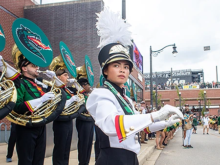 UAB Homecoming 2021, “We Built This City on Green | The UAB Family Hub