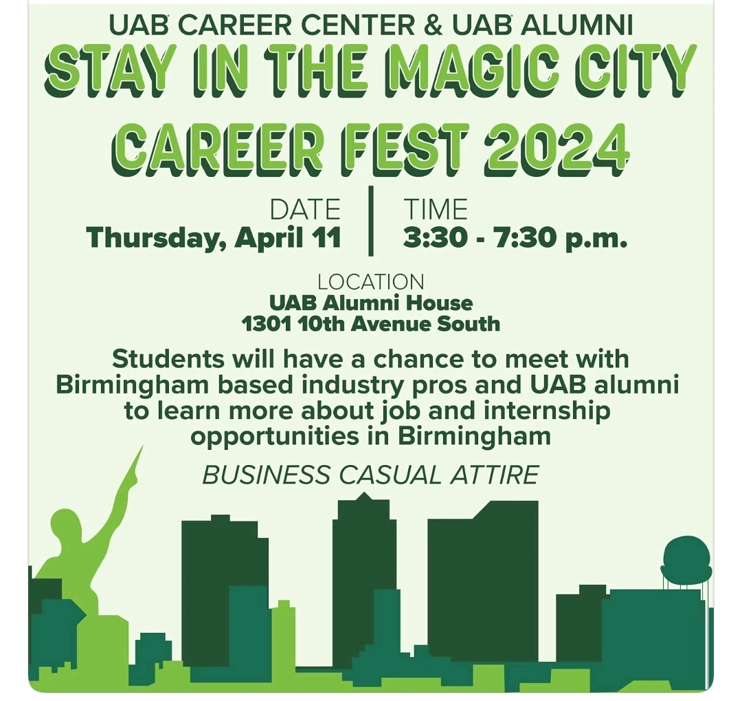 Stay in the Magic City Career Fest | The UAB Family Hub
