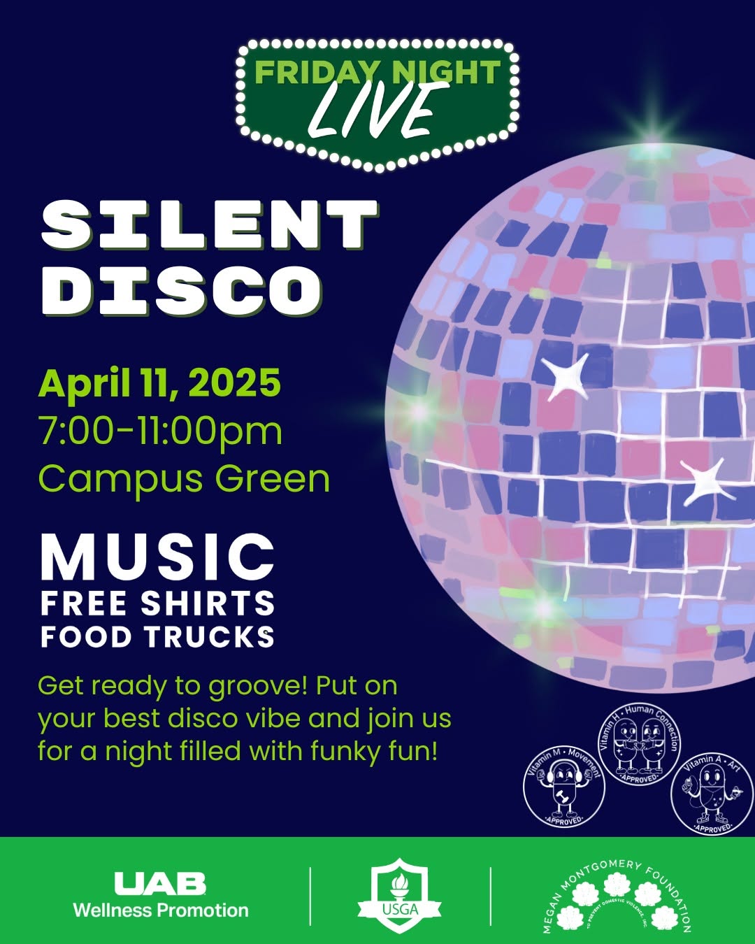 Silent Disco- Friday Night Live Event | The UAB Family Hub