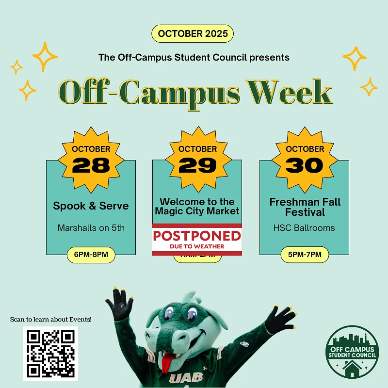 Off-Campus Student Week at UAB | The UAB Family Hub